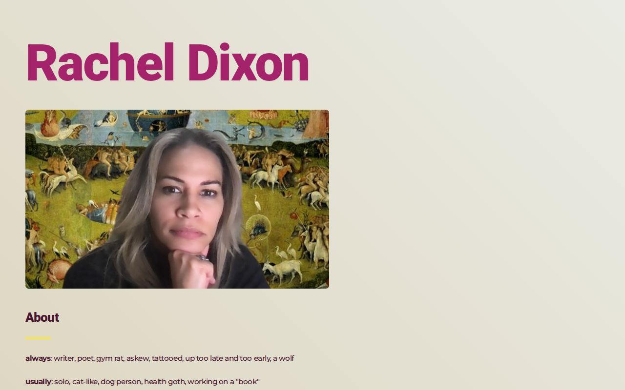 rachel dixon makes things